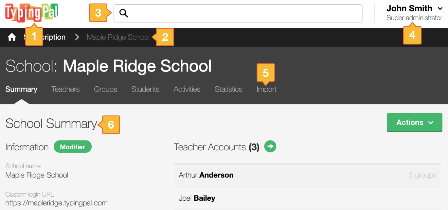 Navigation | Typing Pal