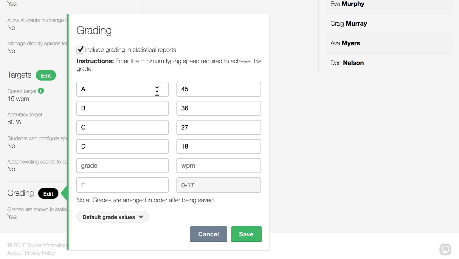 Grading | Typing Pal