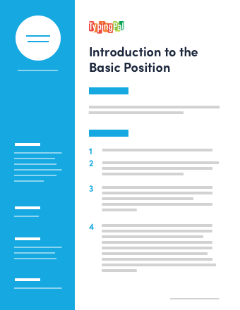 Introduction to the Basic Position | Typing Pal