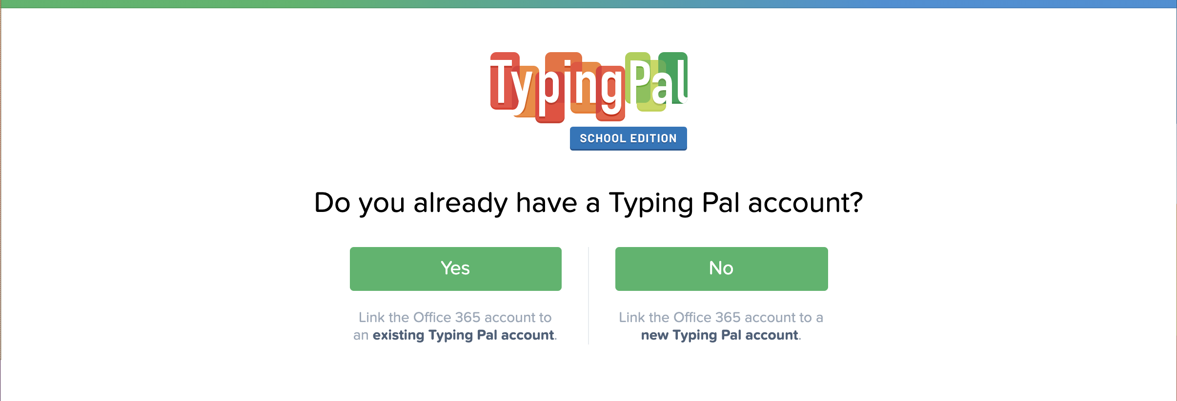 Create an Account Using Single Sign-On